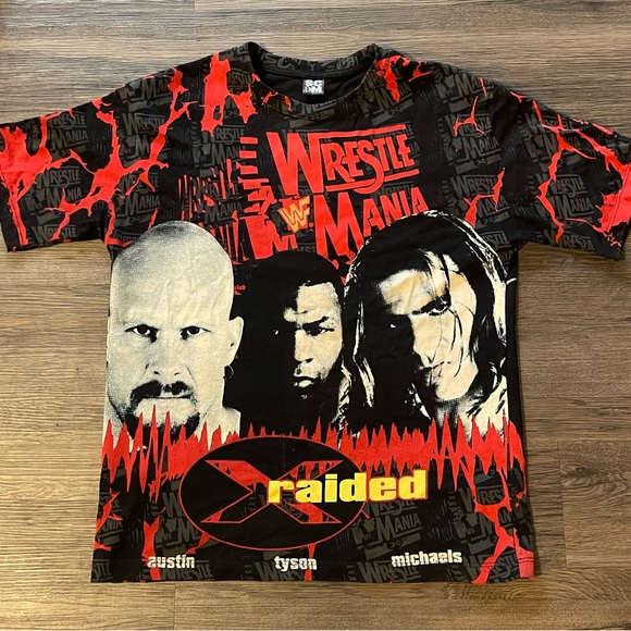 Shirts | Wrestlemania Stone Cold Mike Tyson Shawn Michaels T Shirt ...
